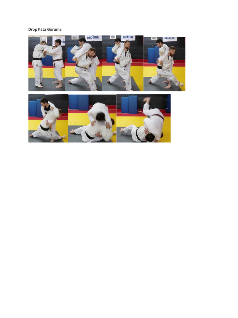 Drop Kata Guruma-Yoko Otoshi | PDF