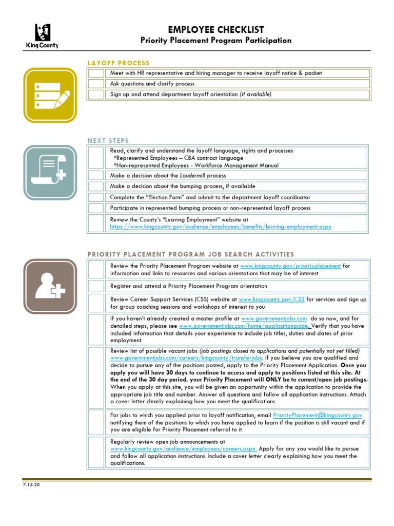 Layoff_Employee_Checklist | PDF