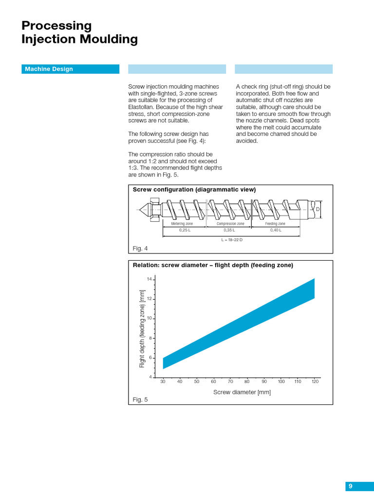 Elastollan Processing En-Injection-Moulding | PDF