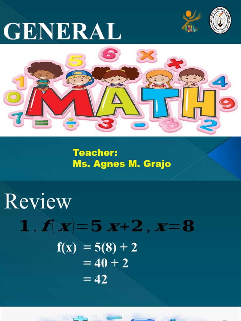 Gen. Math Week 2 | PDF Gen. Math Week 2 | PDF