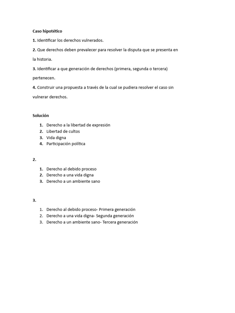 Caso Hipotético | PDF