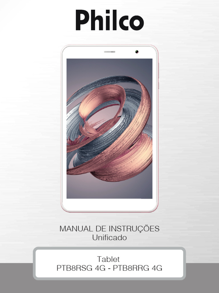 Manual do Tablet Philco PTB8RSG 4G | PDF