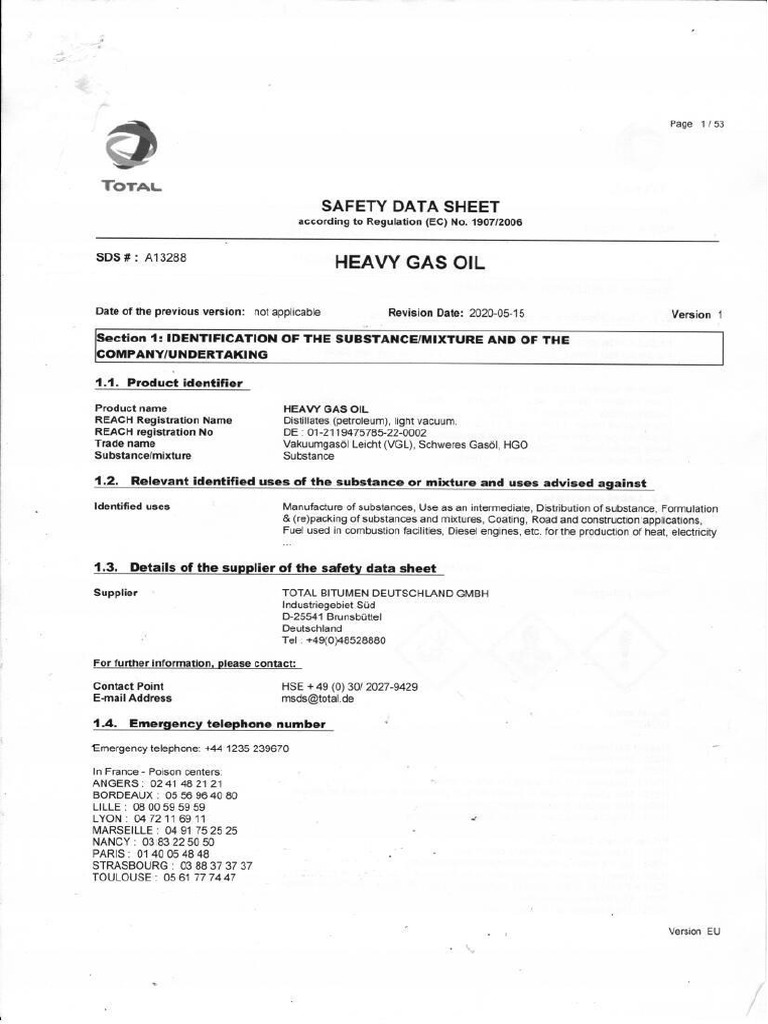 Heavy Gas Oil | PDF