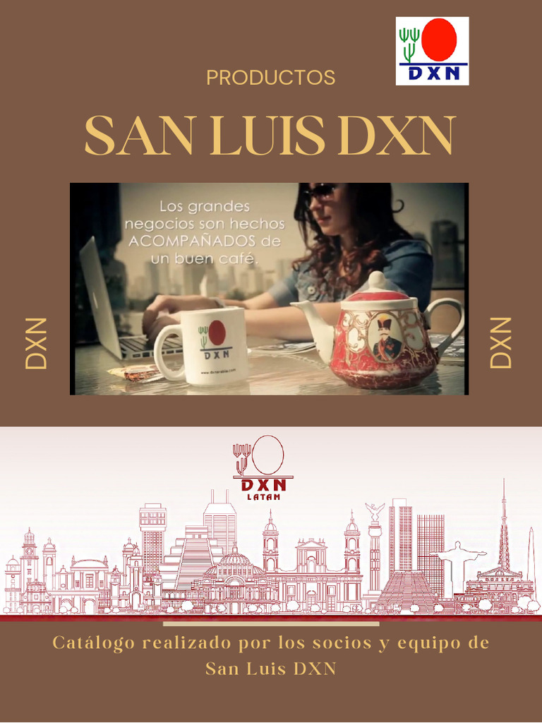 CATÁLOGO - 2023, DXN Corregido | Descargar gratis PDF | Té | Cereales