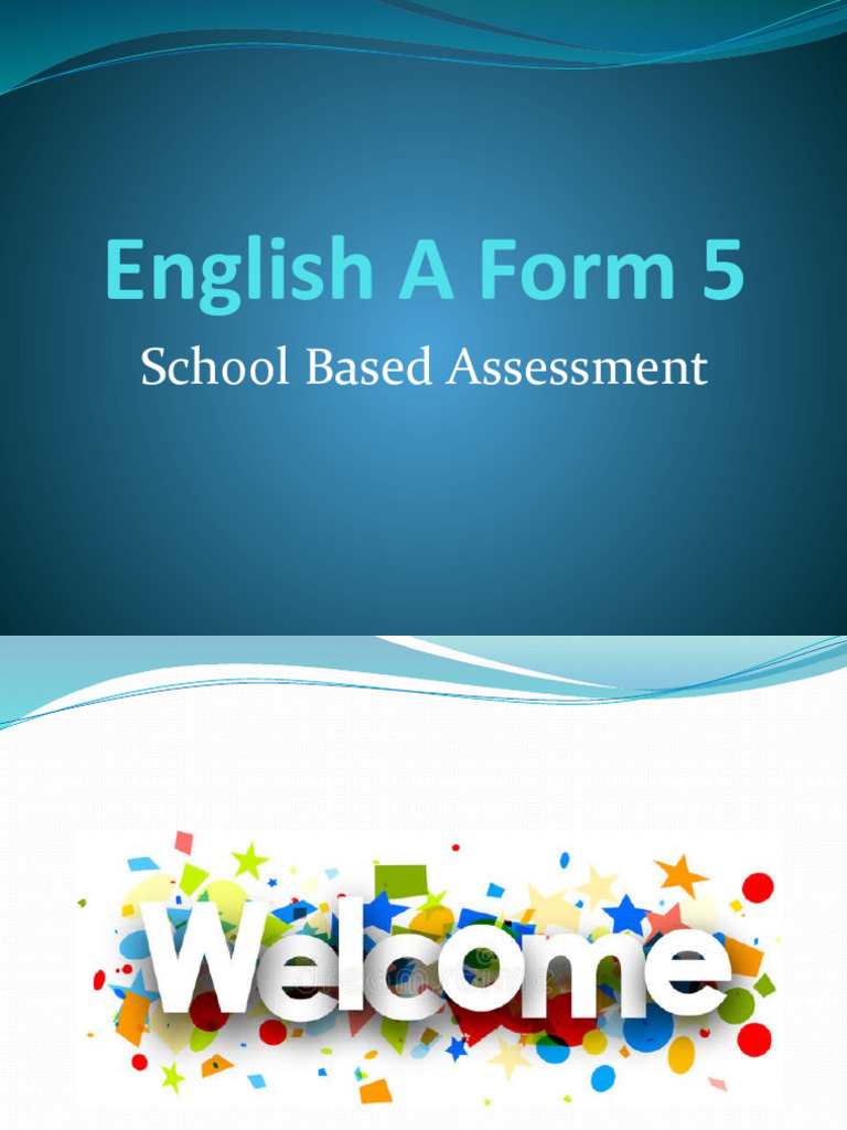 English SBA Presentation | PDF