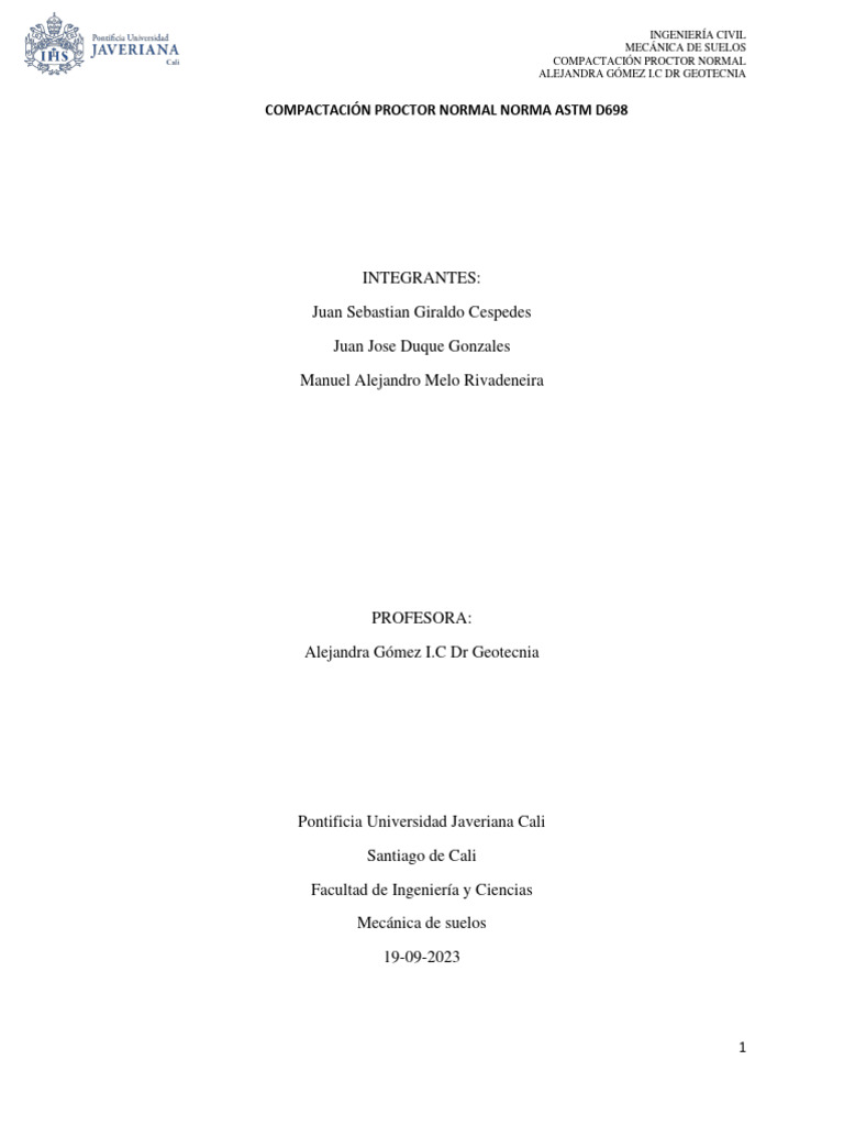 Laboratorio Proctor Normal | PDF