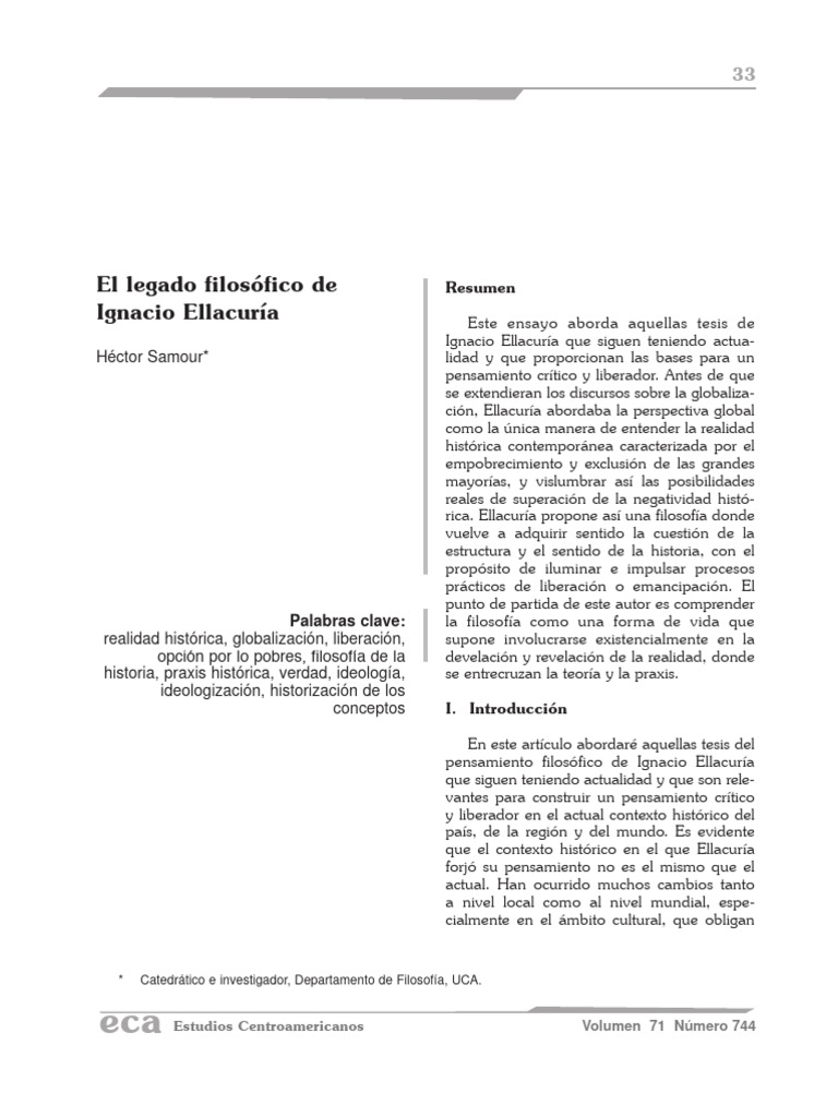 2 - Hector Samour Sobre Ellacuría | PDF