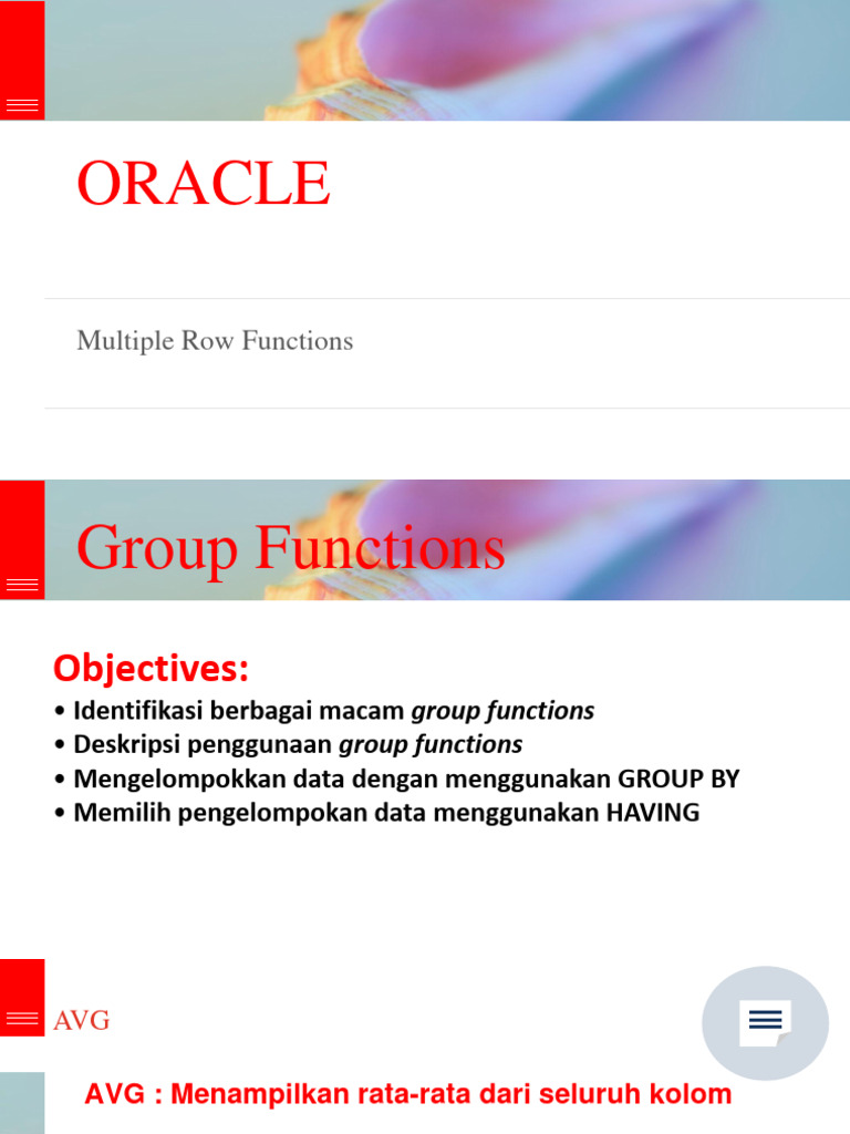 08 - Group Function | PDF