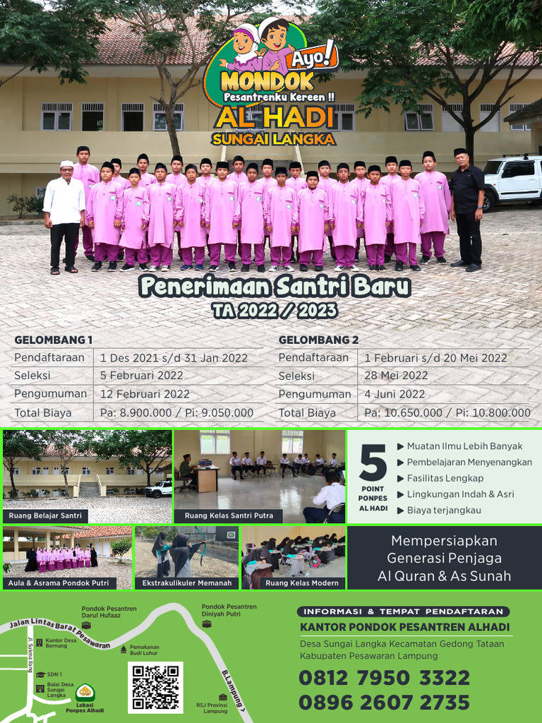 Brosur Ponpes Al Hadi 2022 2023 | PDF