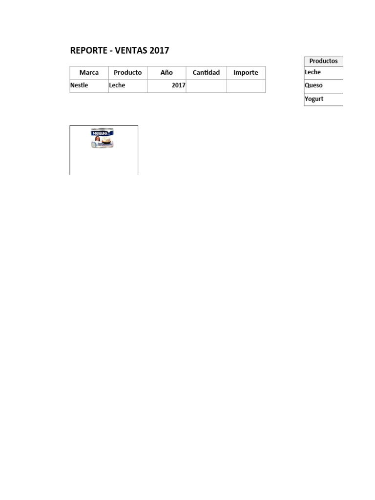 Reporte de Ventas 2017 | PDF