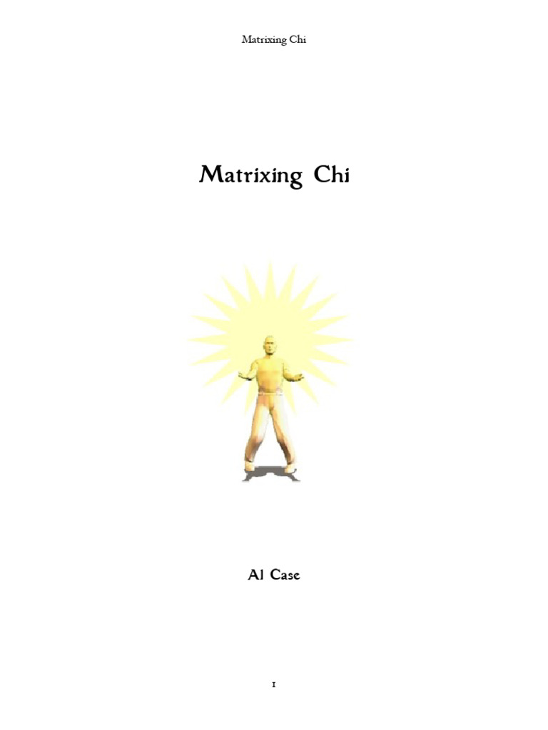 Matrixing Chi | PDF | Senses | Universe