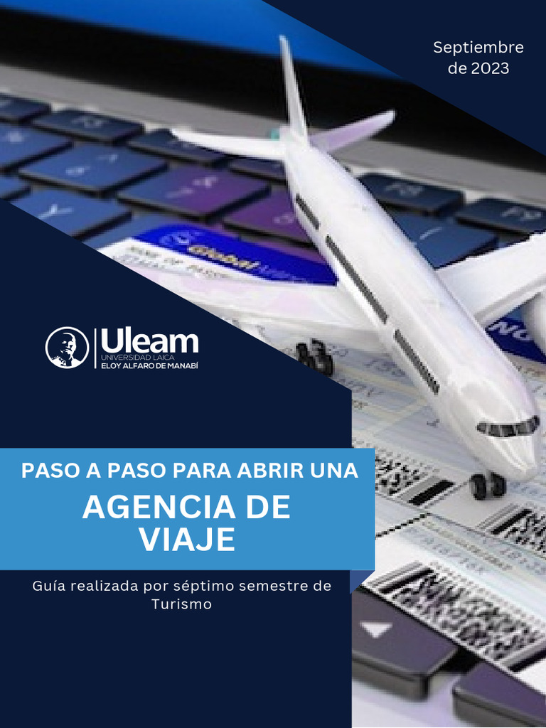 Guía Práctica para Crear Una Agencias de Viajes en Manta. | PDF | Turismo | Sociedad de ...