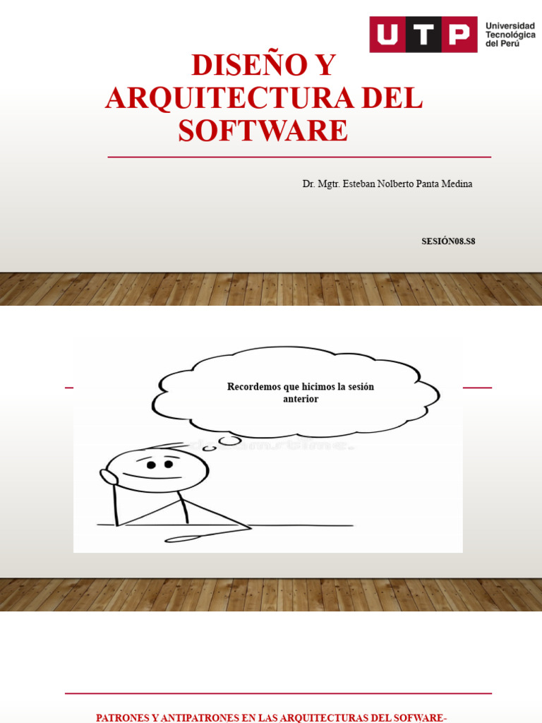 S08s08-Material-Patrones y antipatrones en la arquitectura de software (1) | PDF