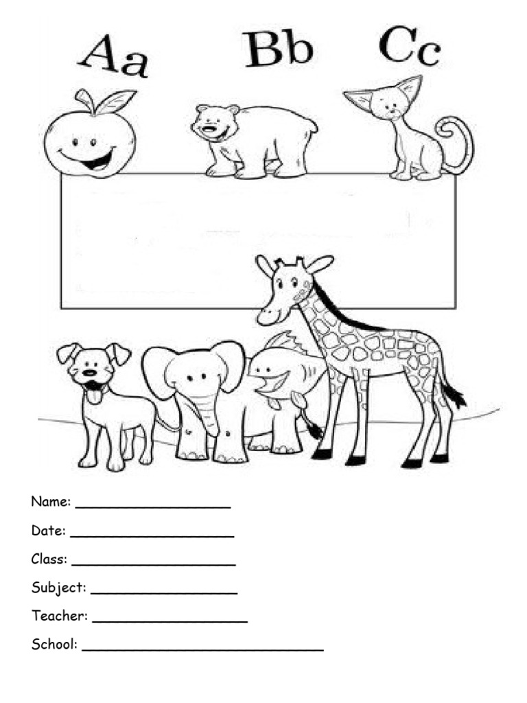 Alphabet Booklet | PDF