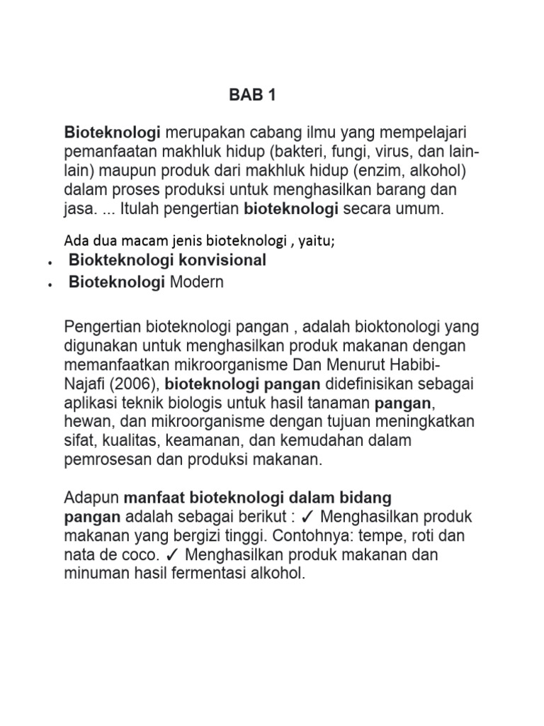 Bioteknologi | PDF
