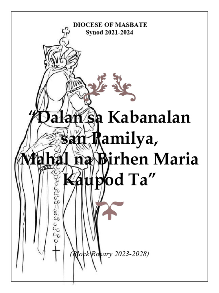 Dalan Sa Kabanalan San Pamilya Mahal Na Birhen Maria Kaupod Ta 3 | PDF