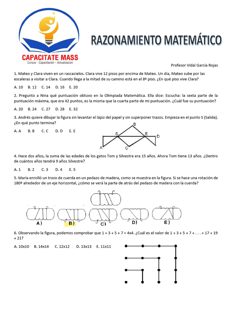 Clase Nueva 2 - Raz. Mat. | PDF