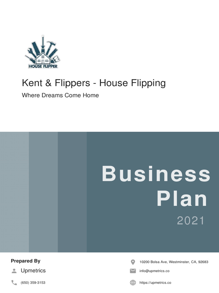 House Flipping Business Plan Example | PDF