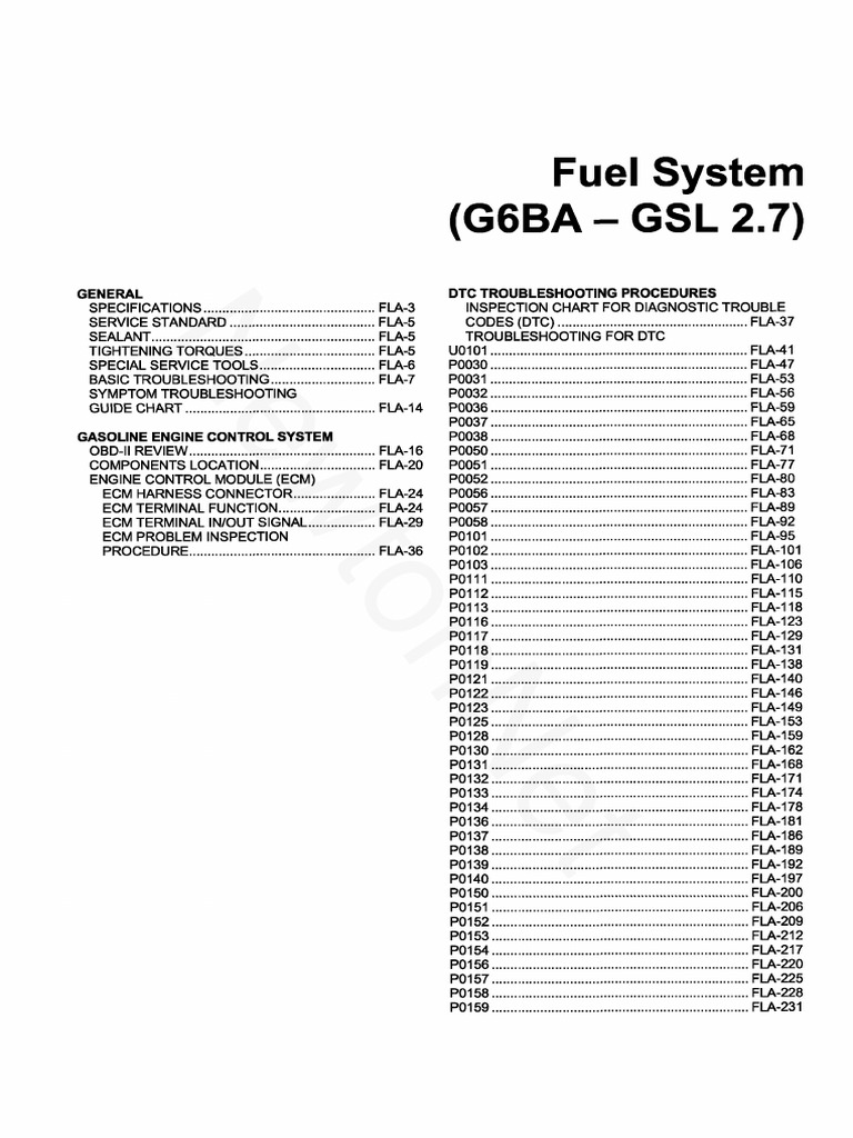 Newtonnet: Fuel System (G6Ba - GSL 2.7) | PDF | Business | Technology ...