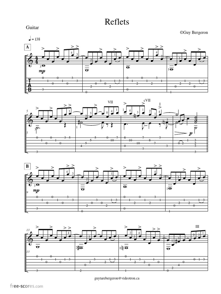 Reflets (Bergeron-Fs) | PDF