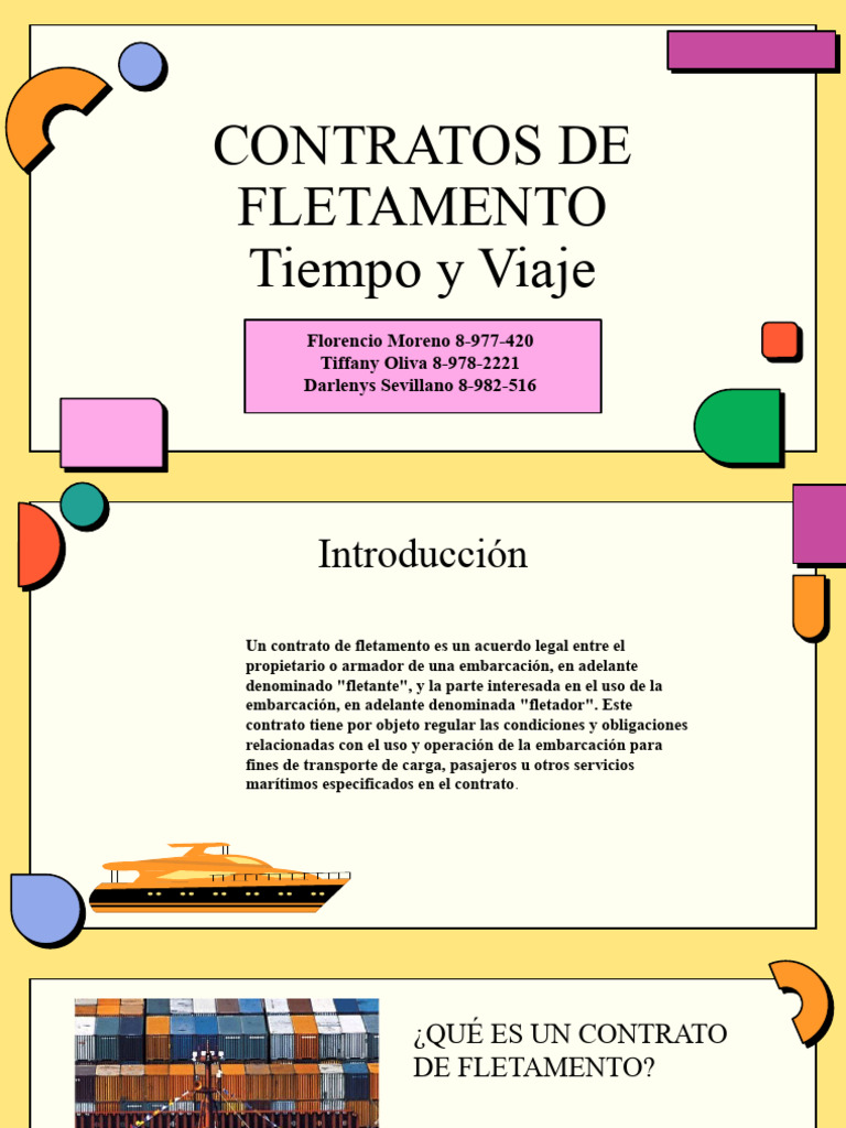 Contrato de Fletamento - Grupo 5 | PDF