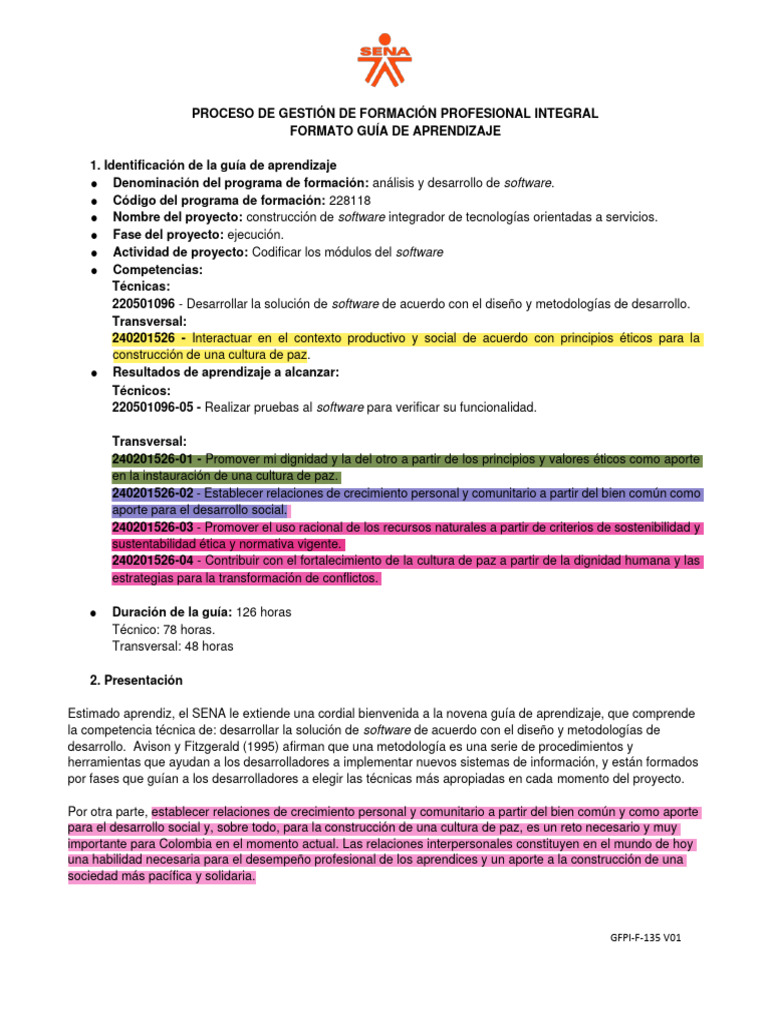 Guia - Aprendizaje - 9 ADSI 2023 | PDF | Negocios