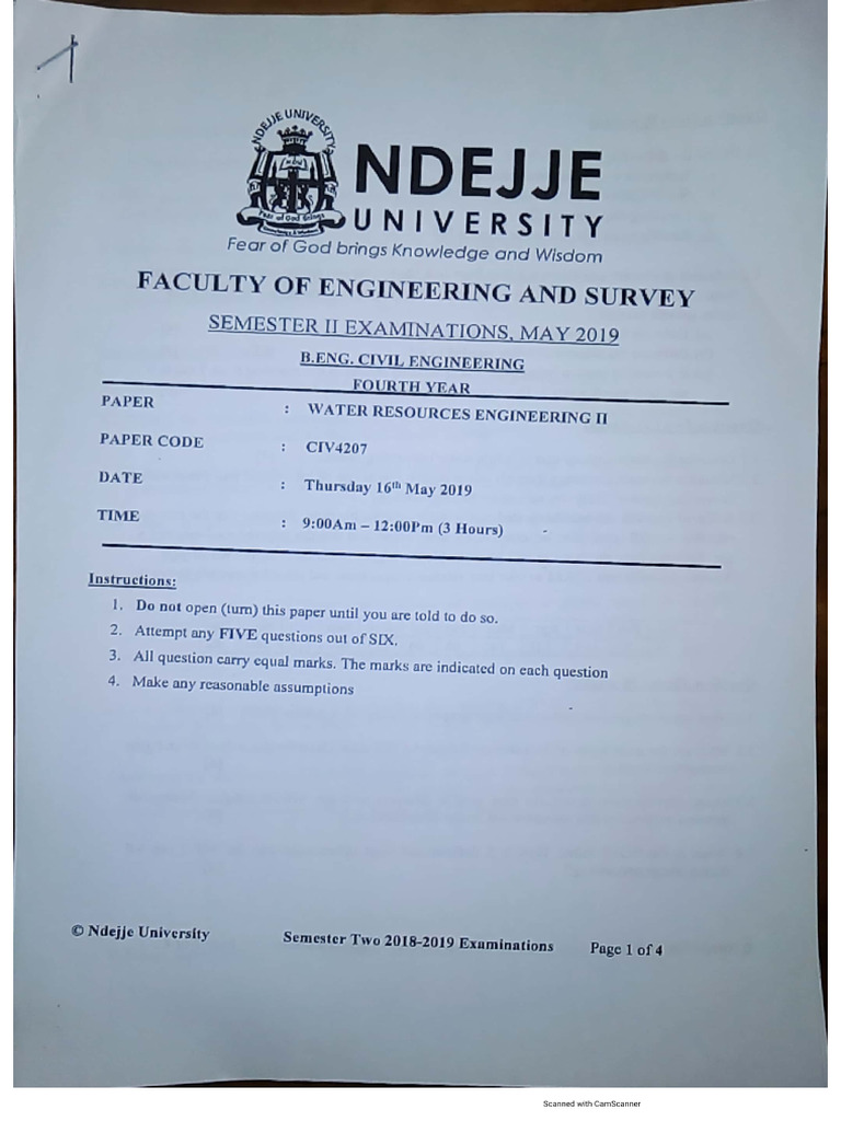 Year 4 Sem.2 Past Papers Compiled by Opendi | PDF
