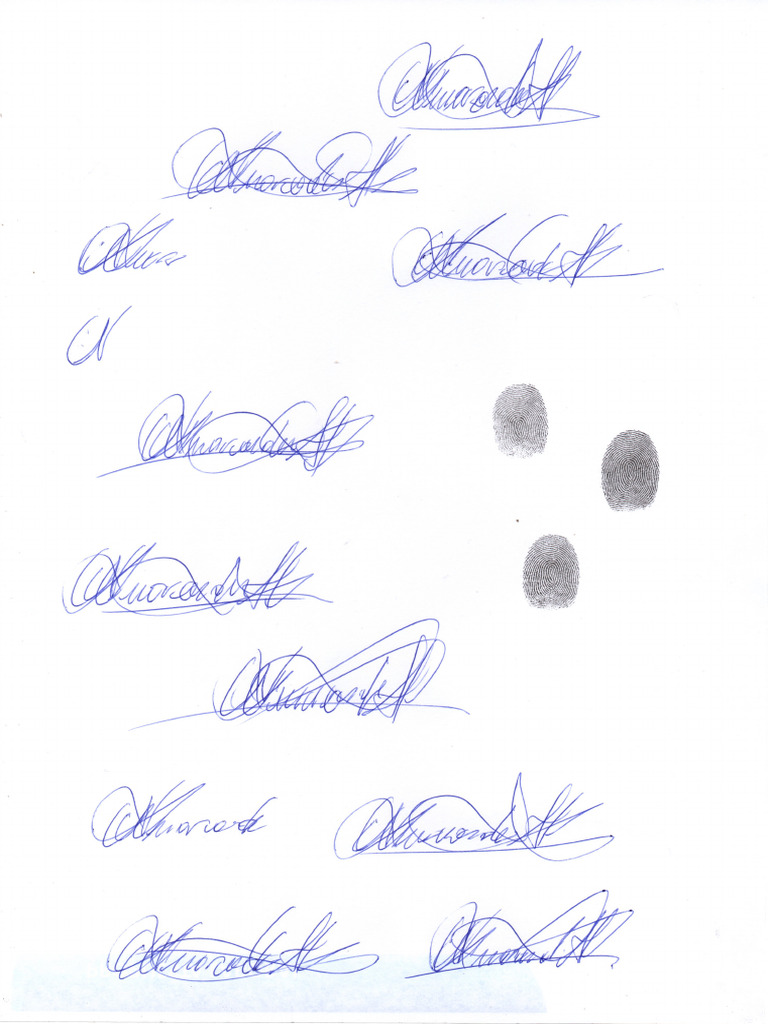Firma y Huella | PDF