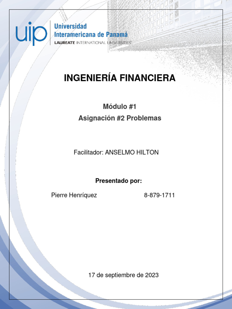 Asignación #2 - Módulo 1 | PDF