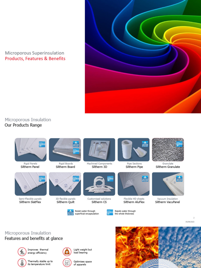 Siltherm Microporous Insulation Product Overlay Pdf Thermal