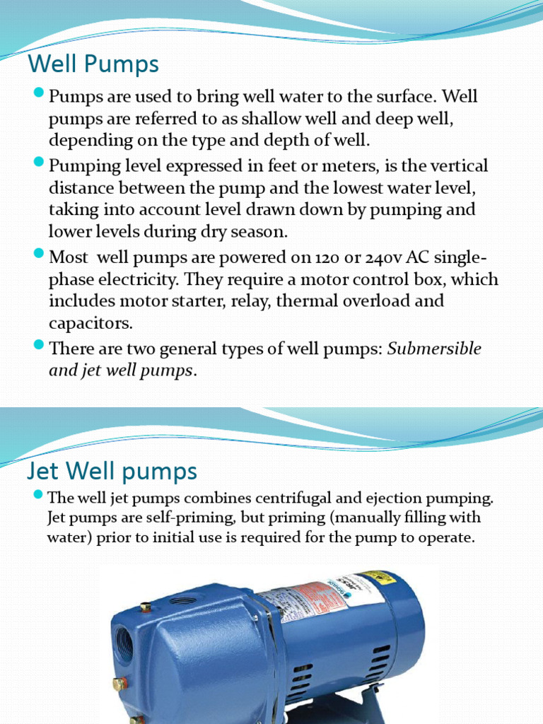 Well Pumps | PDF