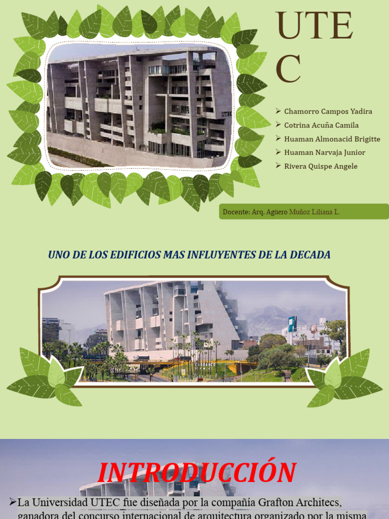 Utec Medio Ambiente | PDF