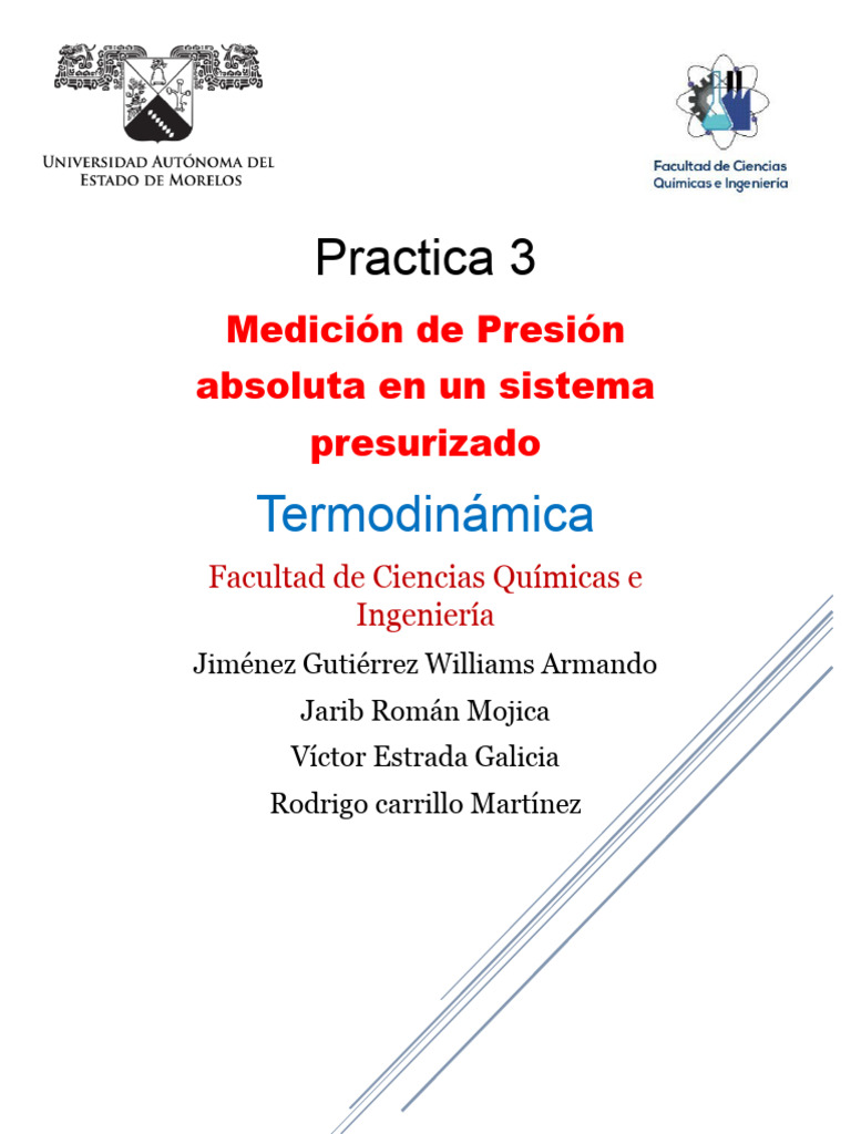 Practica 3 Termodinamica | PDF