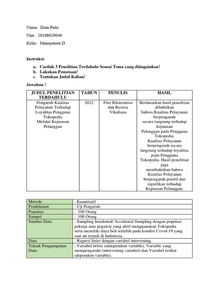 Tugas Metpen 2 | PDF