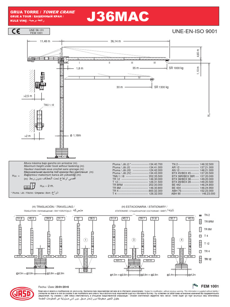 Ficha Tecnica de Jaso J36mac | PDF