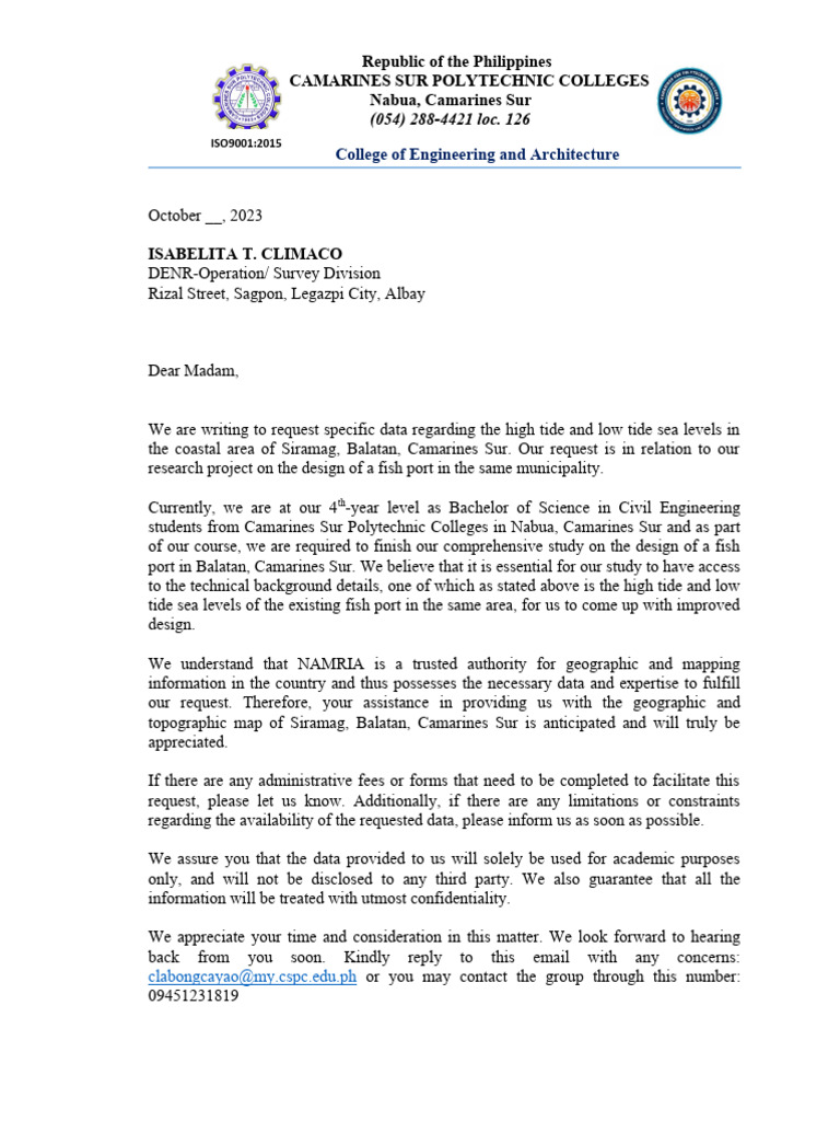 Letter For Namria | PDF