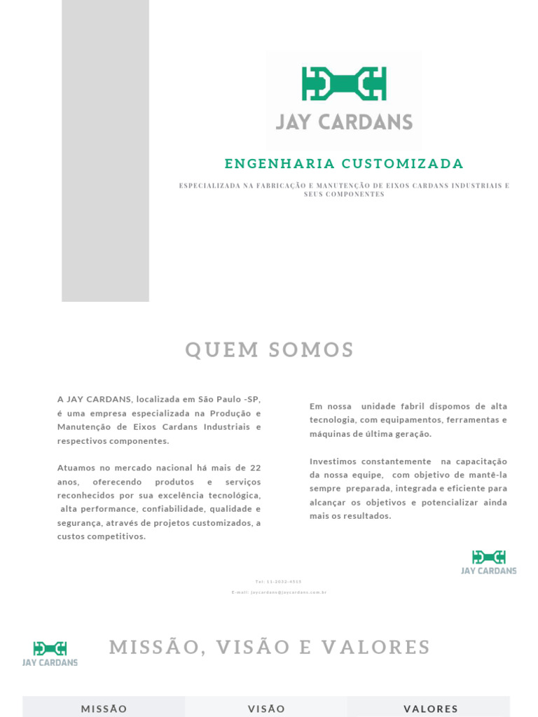 Catalogo Jay Cardans | PDF