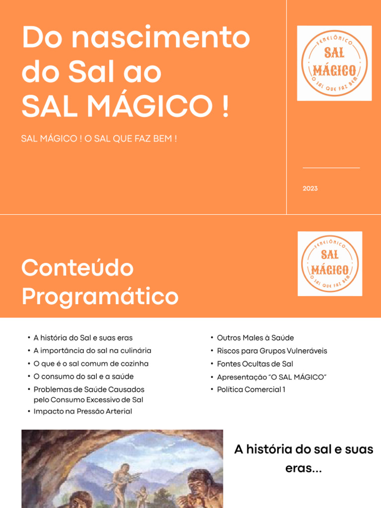 A História e Saúde do Sal na Culinária | PDF