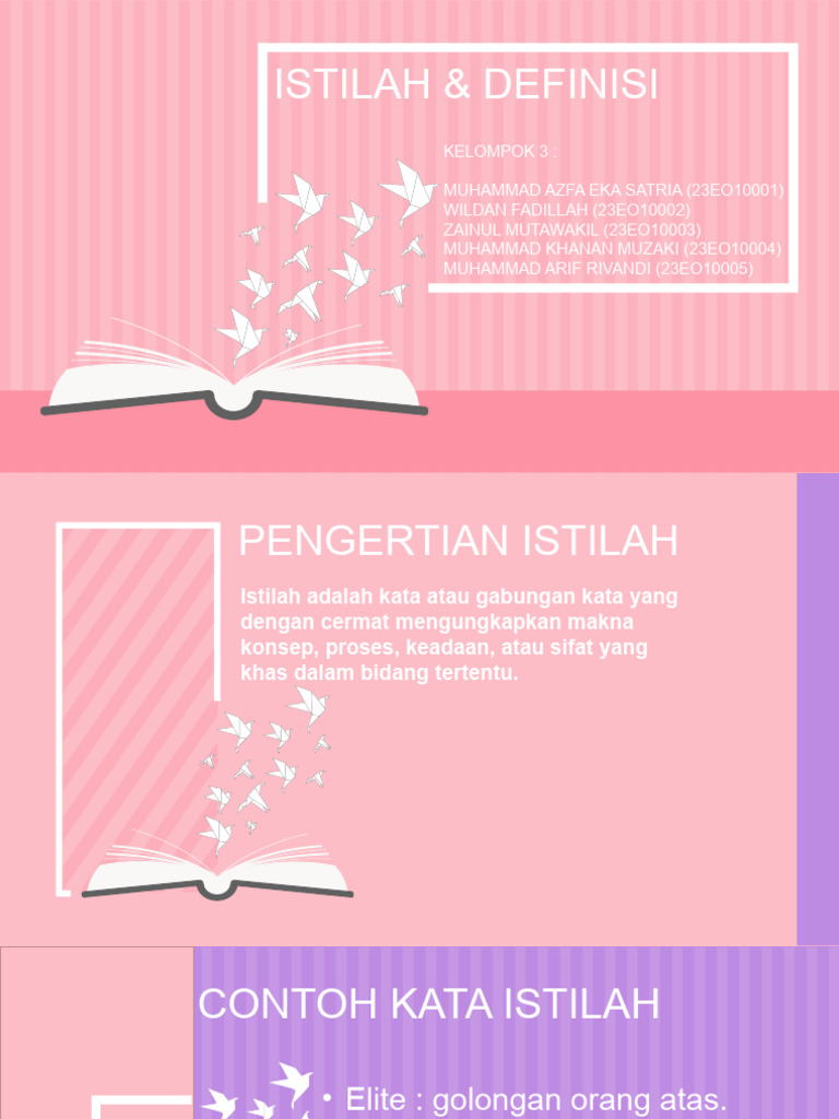 Istilah & Definisi Edit | PDF