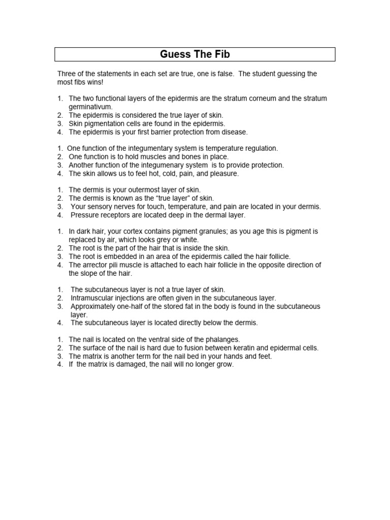 Guess The Fib Worksheet | PDF | Science & Mathematics