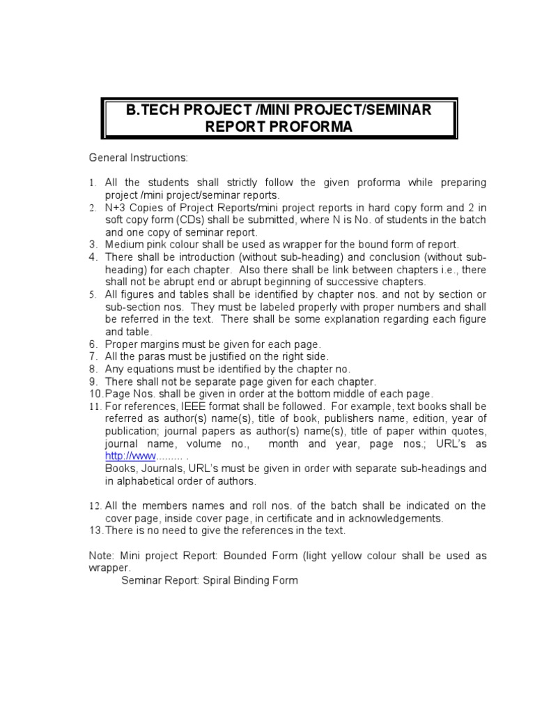 B.tech. Project Report Proforma | PDF | Code Division Multiple Access | Channel Access Method