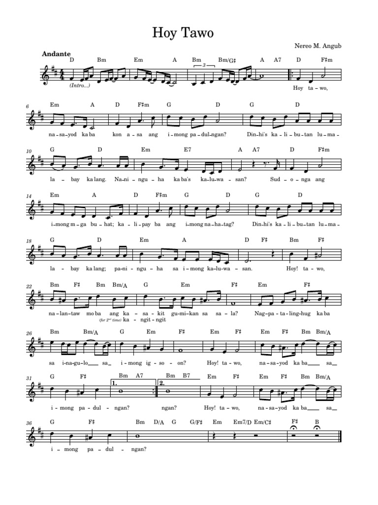 Hoy Tawo | PDF