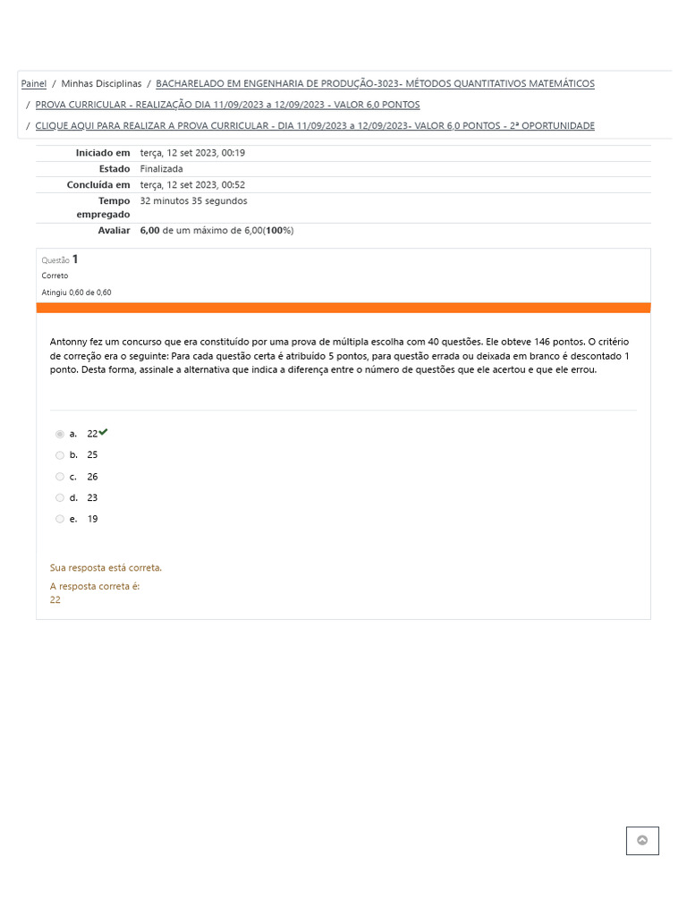 Metodos Quantitativos Matematicos 6,0 | PDF
