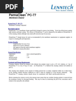 Product Bulletin - PC-11 | PDF | Membrane | Chemistry