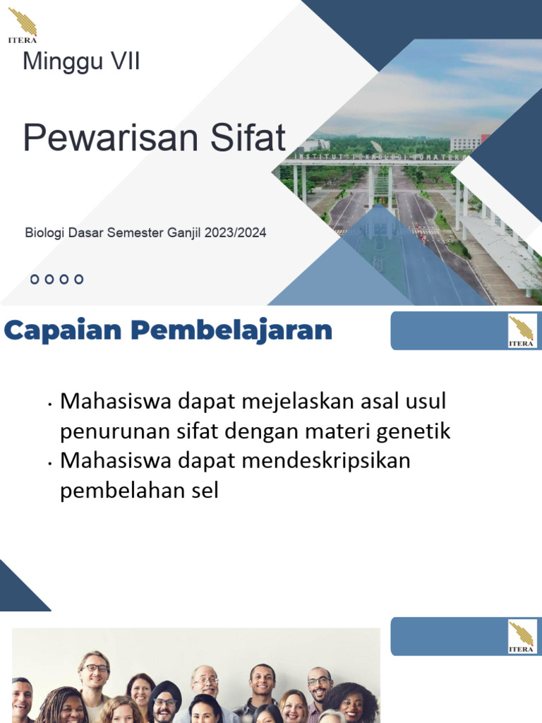 Minggu 7 Pewarisan Sifat | PDF
