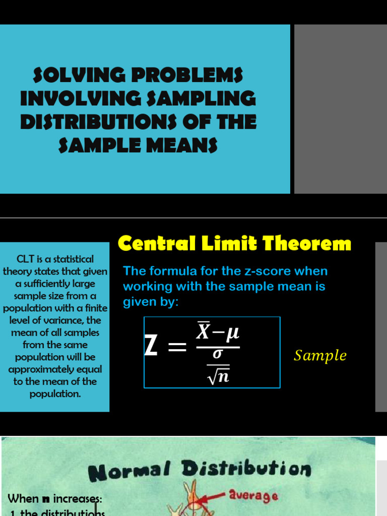 B.4. Central Limit Theorem | PDF | Normal Distribution | Standard Deviation