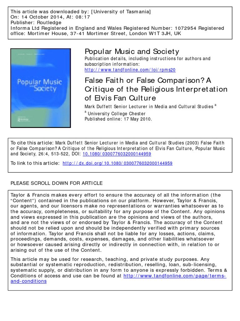 False Faith or False Comparison | PDF