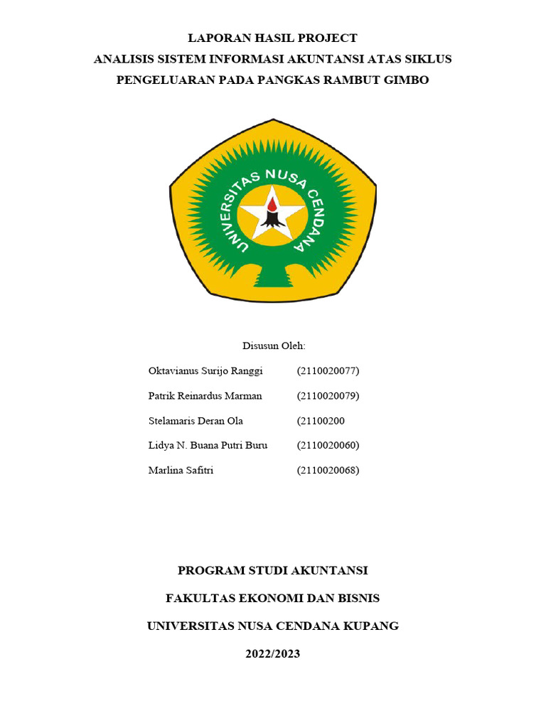 Laporan Hasil Project Sia | PDF