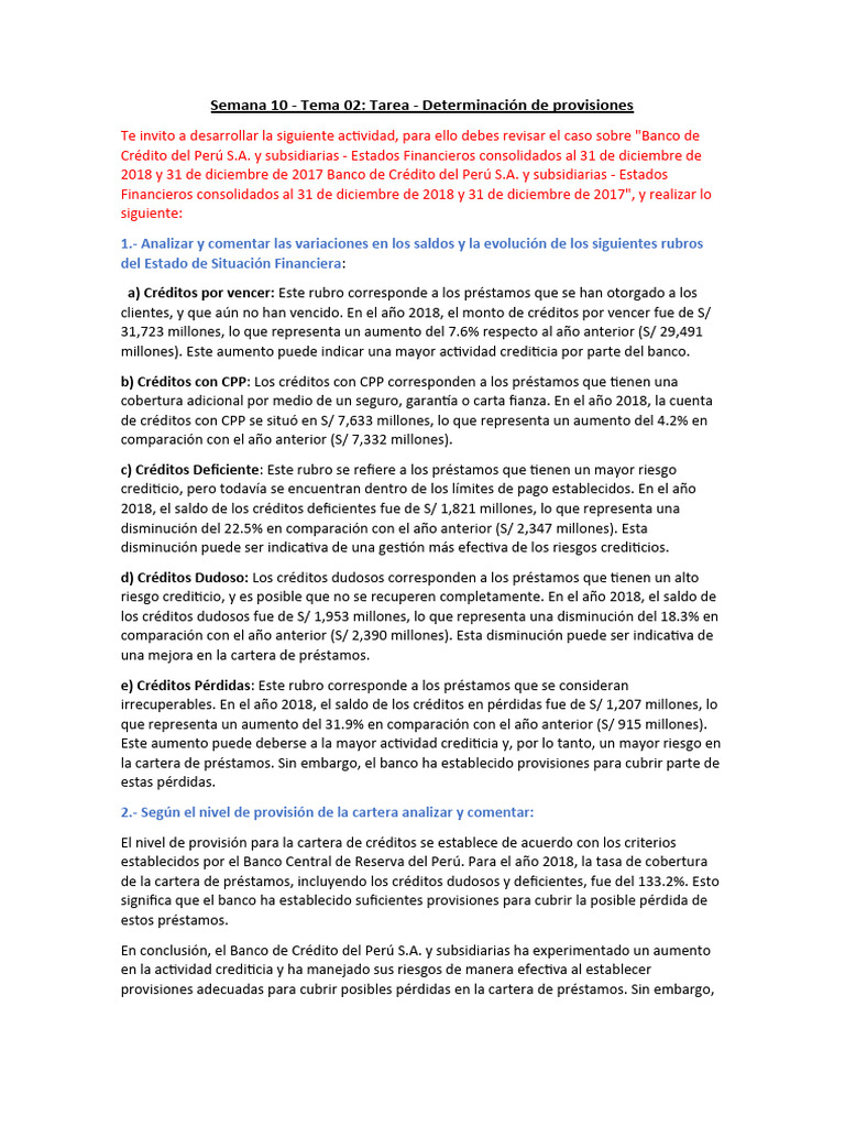 Semana 10-Banca y Seguro | PDF | Bancos | Crédito
