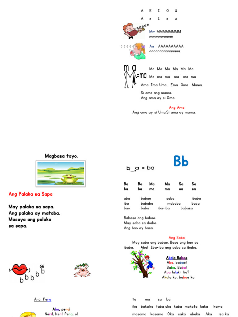 Mini Book Marungko Edited | PDF